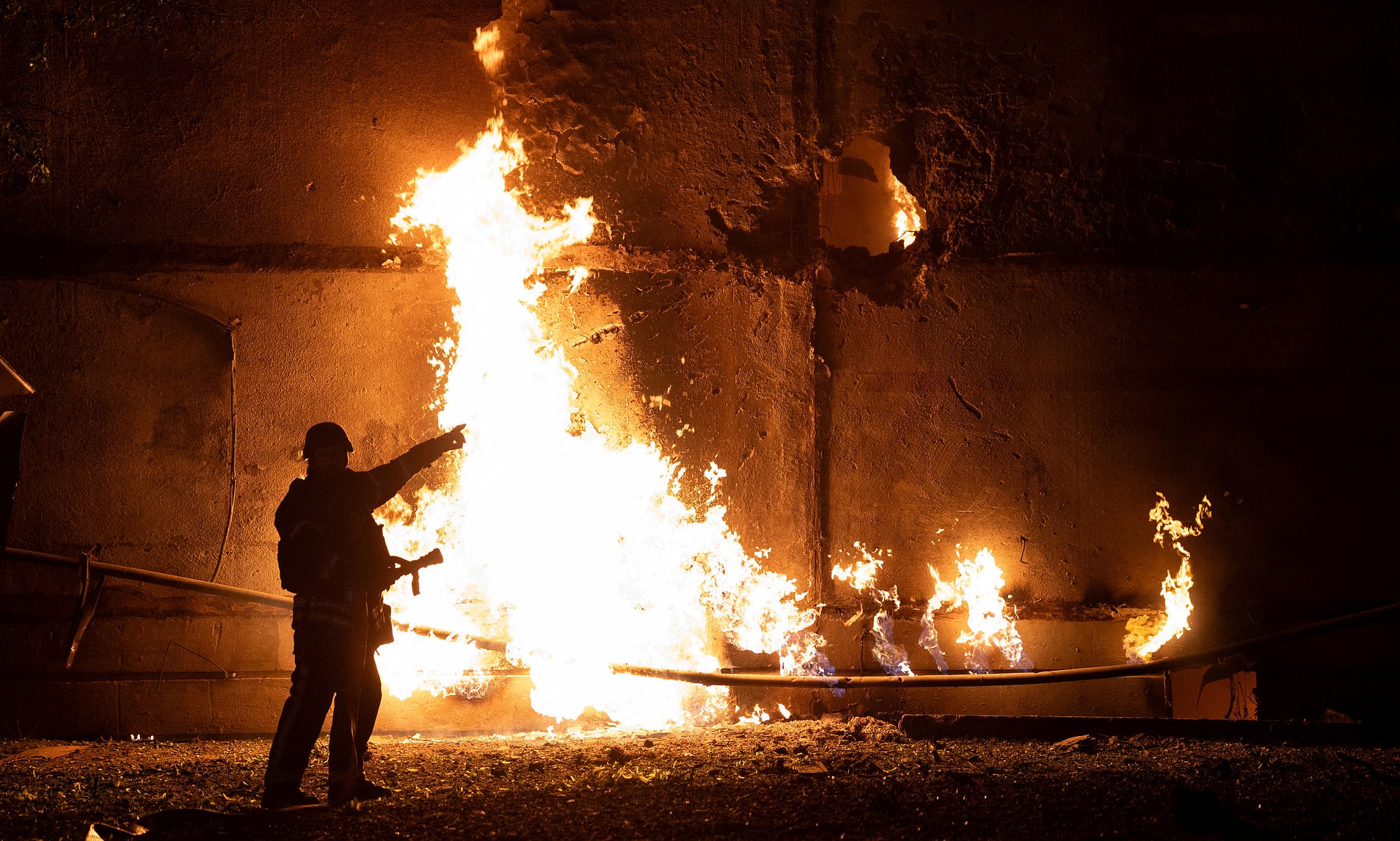 Putin's revenge: Six dead, including a baby, as Russian drones pound ...