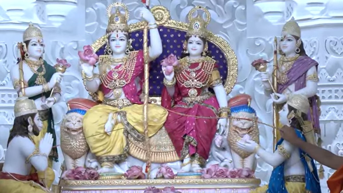 First Image Of Ram Darbar At Ayodhya Ram Temple Surfaces