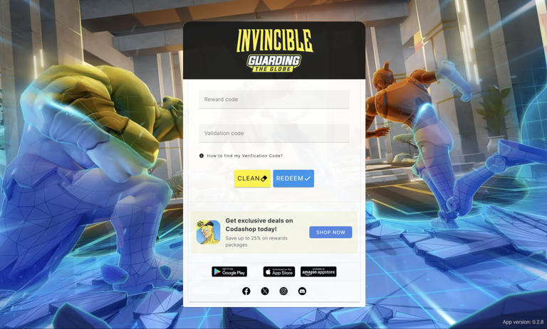 Invincible: Guarding the Globe codes (January 2026)