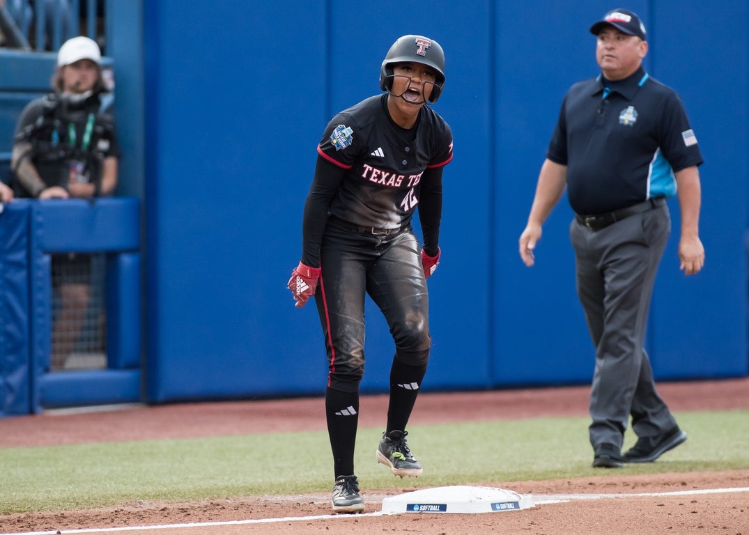 Texas Tech softball star Mihyia Davis, in photos