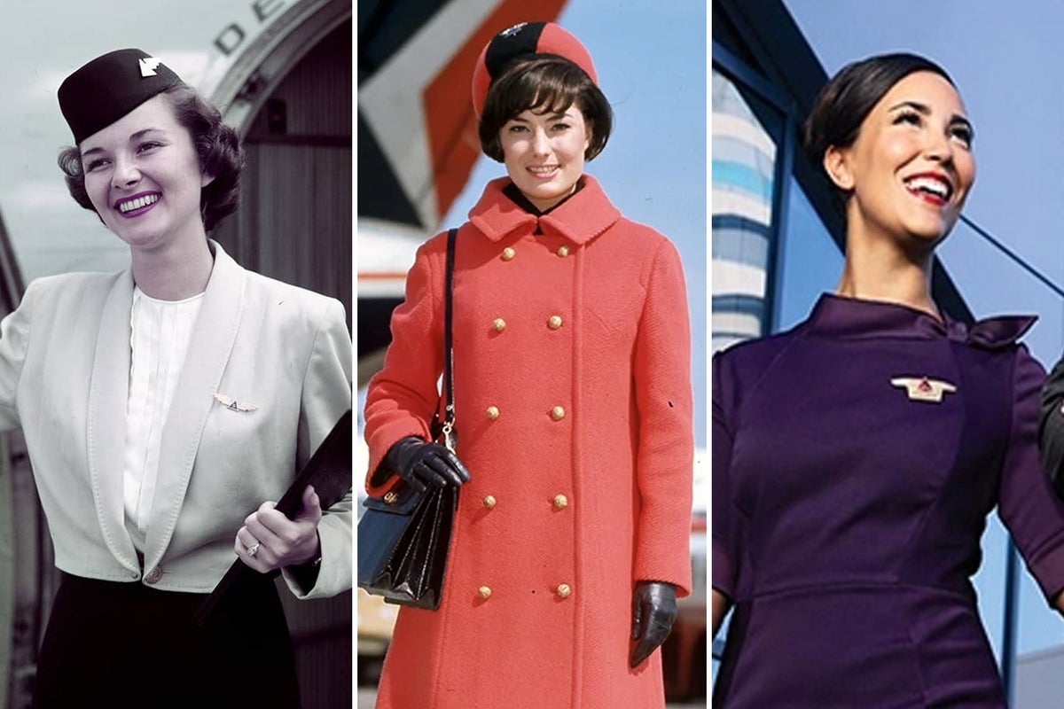 Fascinating photos reveal Delta’s flight attendant uniforms through the ...