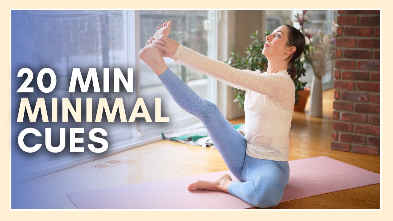 20-Min Intermediate Yoga Flow 🤫 Silent Practice with Minimal Cues ...