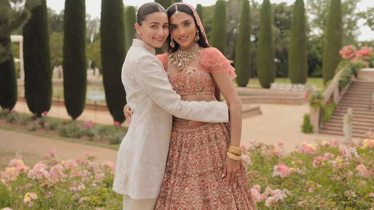 You cannot miss Alia Bhatt’s all-white, unconventional bridesmaid ...