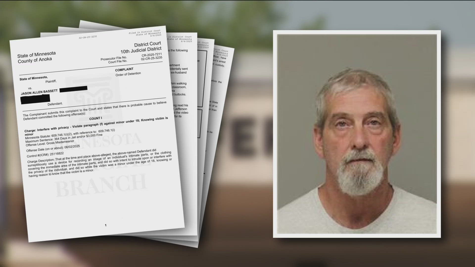 Elementary teacher charged with allegedly recording up the dress of a student