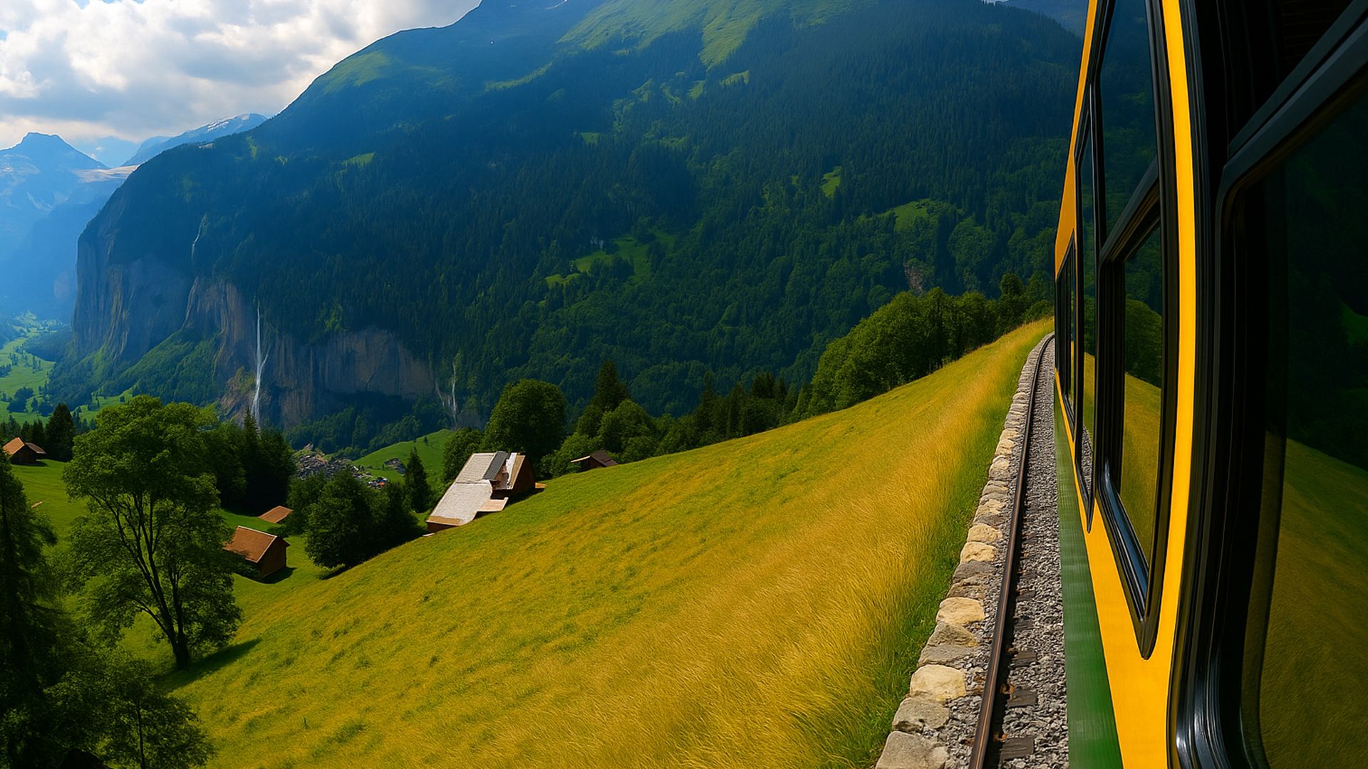 Esplora le Alpi Svizzere sul Treno Più Bello del Paese (4K)