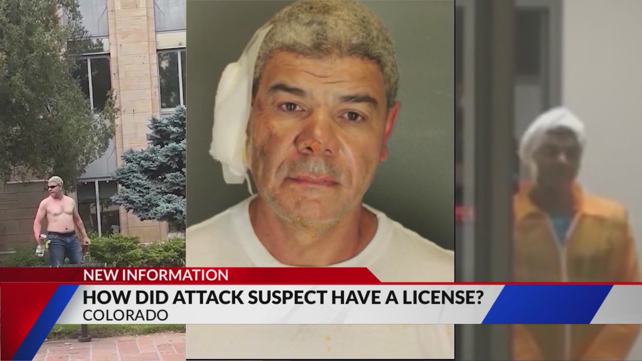 How did the Boulder attack suspect have a Colorado license?