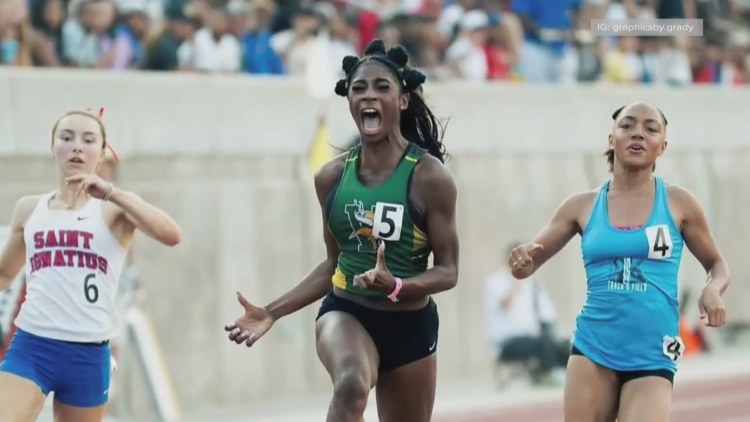 Vanden High School's Naiaja Sizemore wins 2 gold medals at Track ...