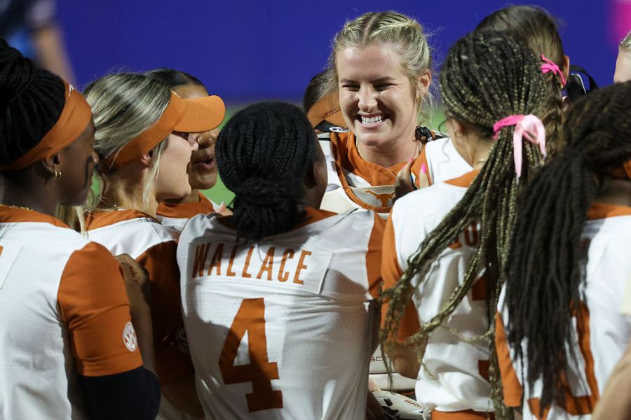 Texas beats Texas Tech in wild Game 1 of WCWS finals after hit during ...