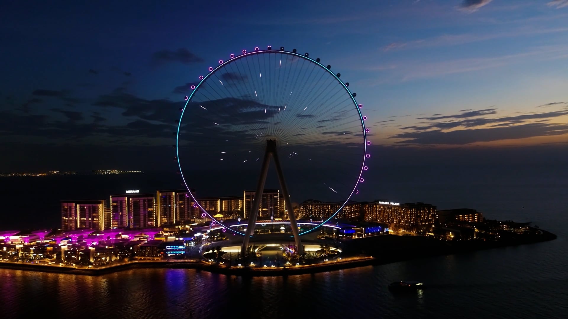 Ain Dubaï : vues aériennes de la plus haute grande roue du monde