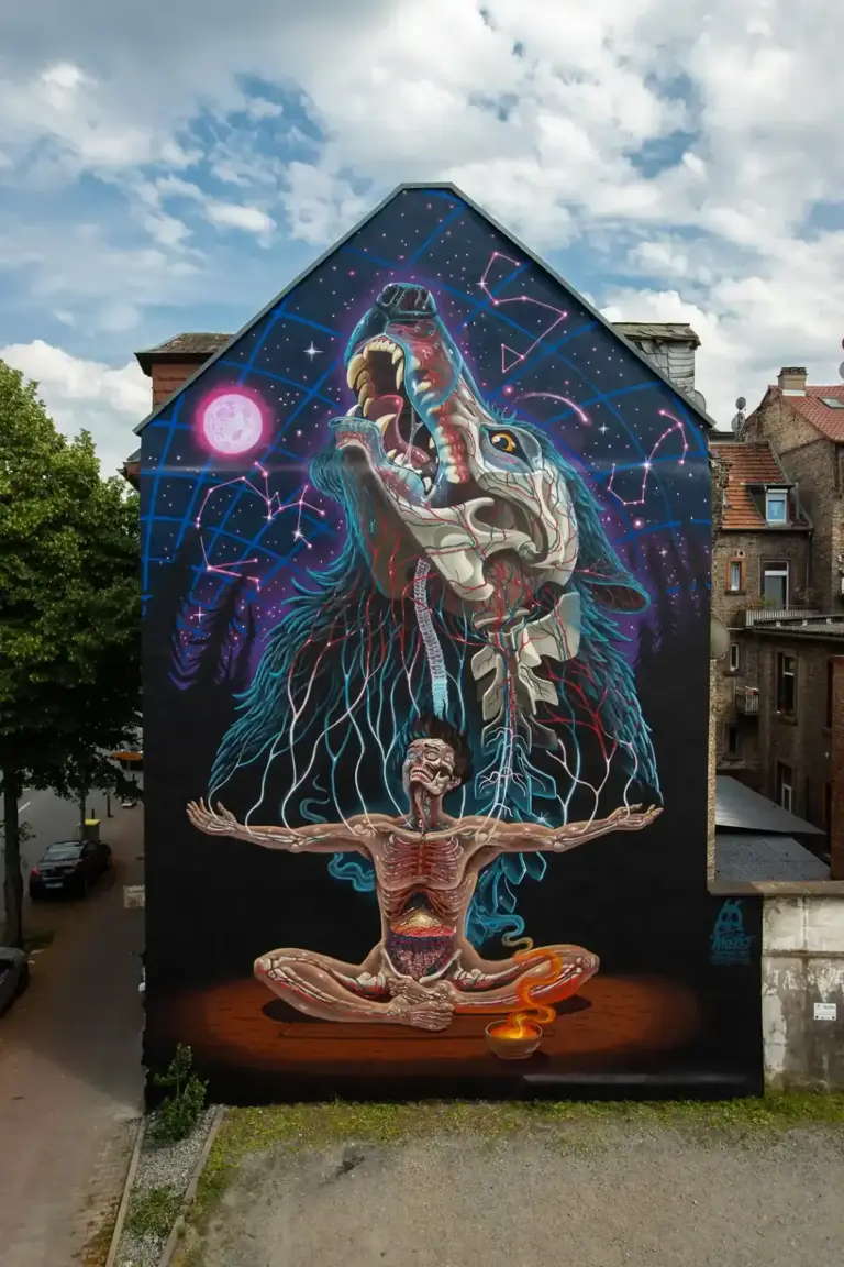 23 Skeleton Street Art Pieces That Made The Streets Feel A Bit More ...