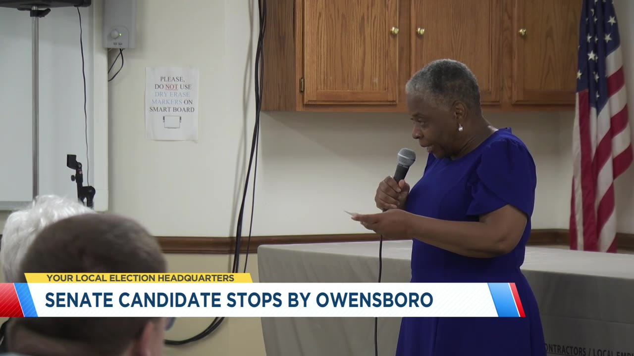 Senate candidate Colonel Pamela Stevenson visits Owensboro for town ...