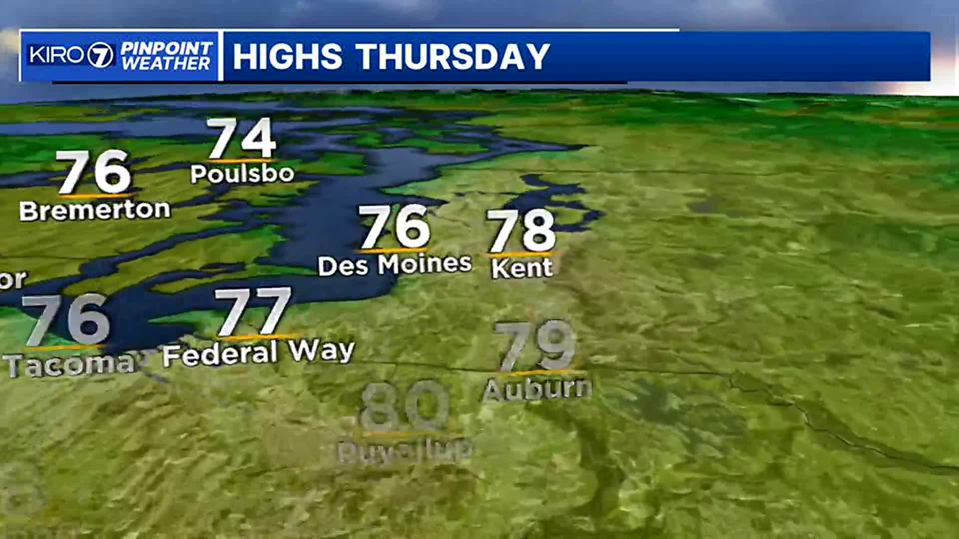 Forecast into Thursday June 5