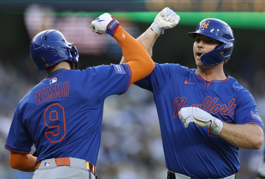 Pete Alonso belts two homers as Mets roll past rival Dodgers