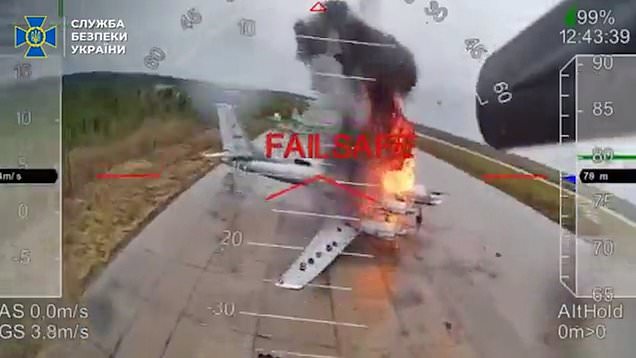 Ukraine shares more explosive, longer footage of Operation Spiderweb on ...