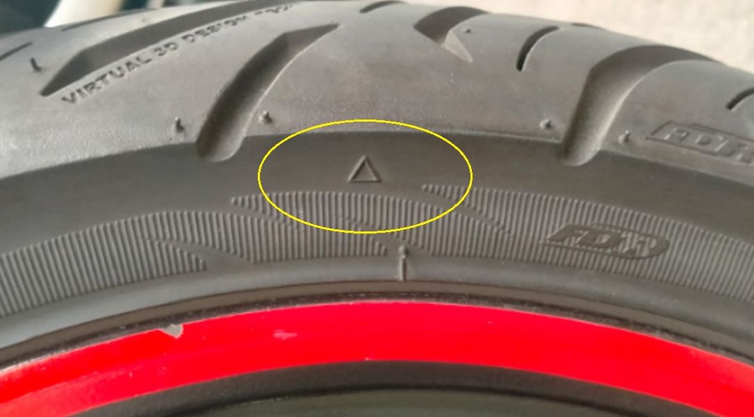 Ini Arti Tanda Segitiga di Dinding Ban, Pemilik Motor Wajib Tahu