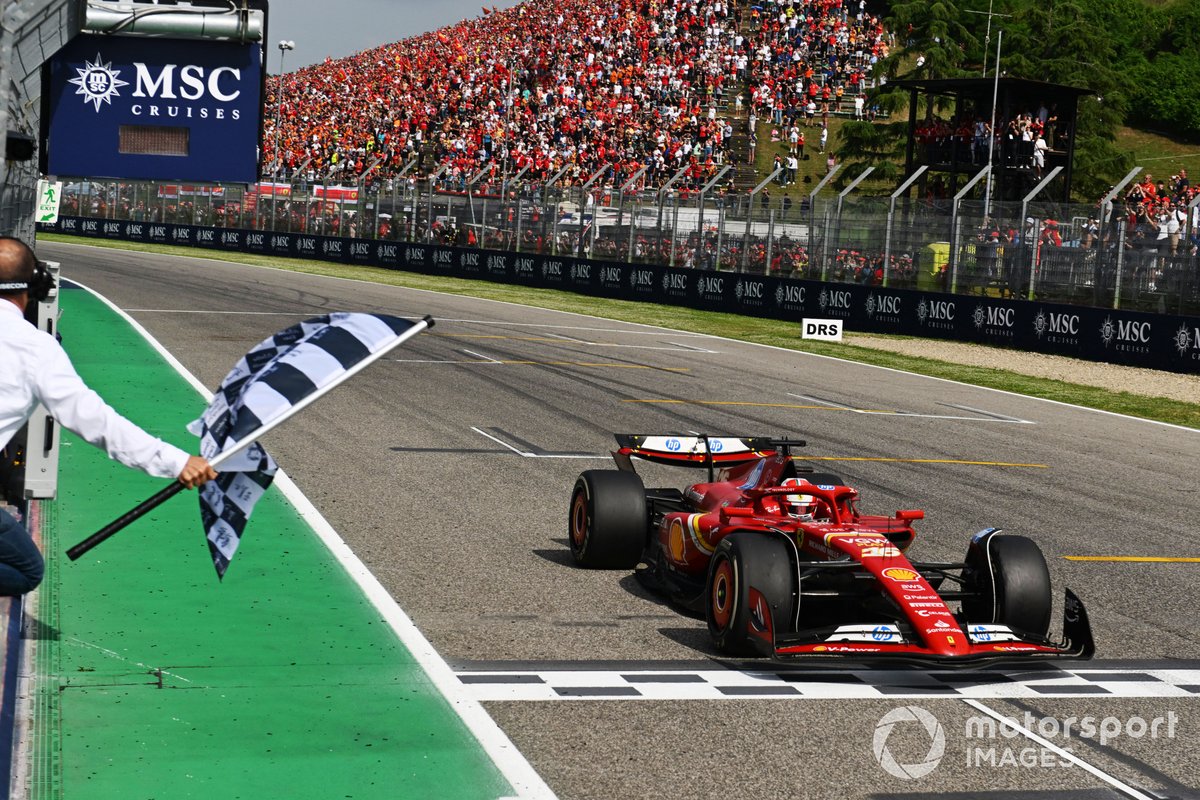 This is why F1 waves two chequered flags to end races