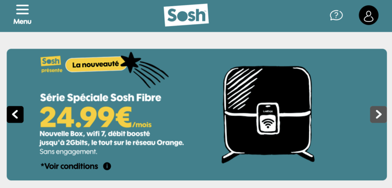 Gros changement chez Sosh : c’est désormais la Livebox S avec du Wi-Fi ...