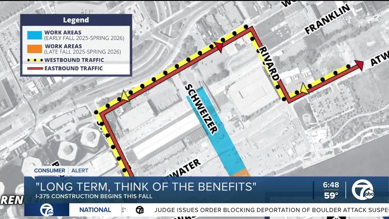 I-375 project to reconnect Detroit communities begins this fall, set to ...