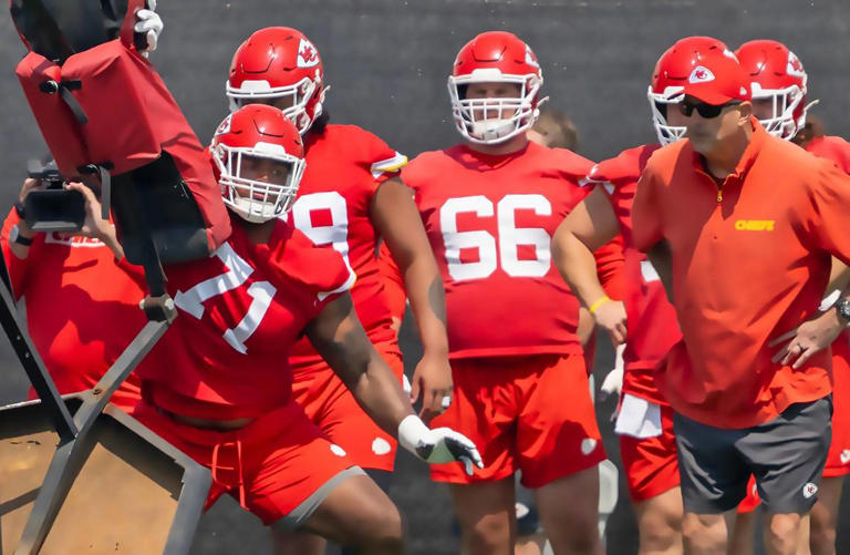 Chiefs rookie hits milestone at practice: ‘Just got to keep him going ...