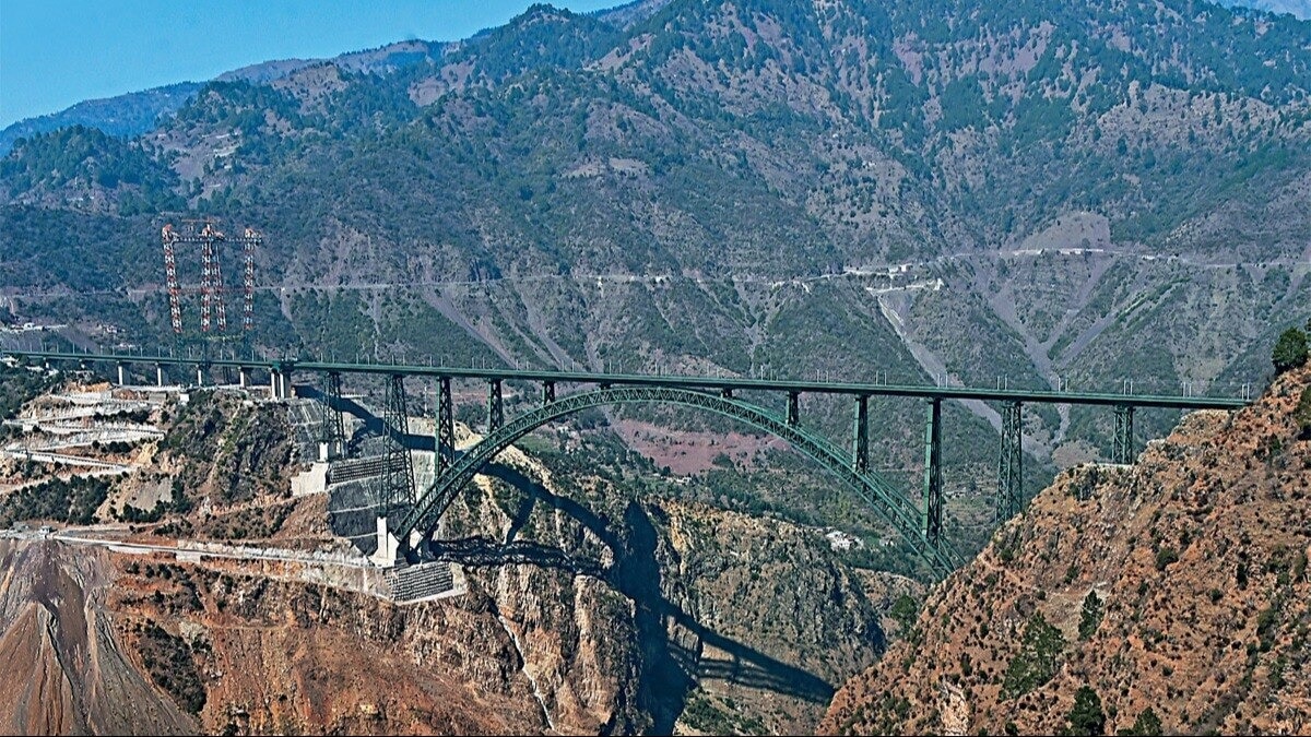 Record-setting Chenab Bridge opens tomorrow, Omar Abdullah shares ...