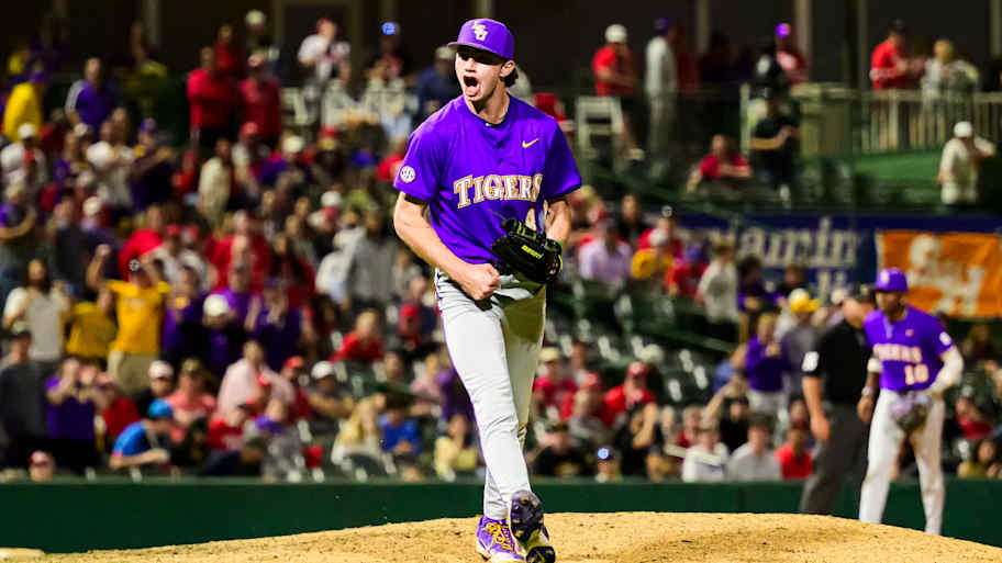 LSU Baseball Pitcher Casan Evans Named Finalist for 2025 Stopper of the ...