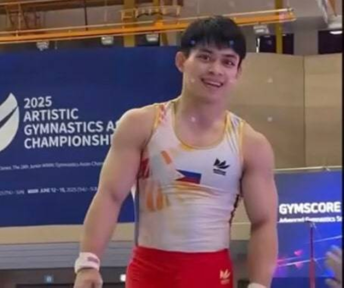 Yulo wins bronze in Asian championships