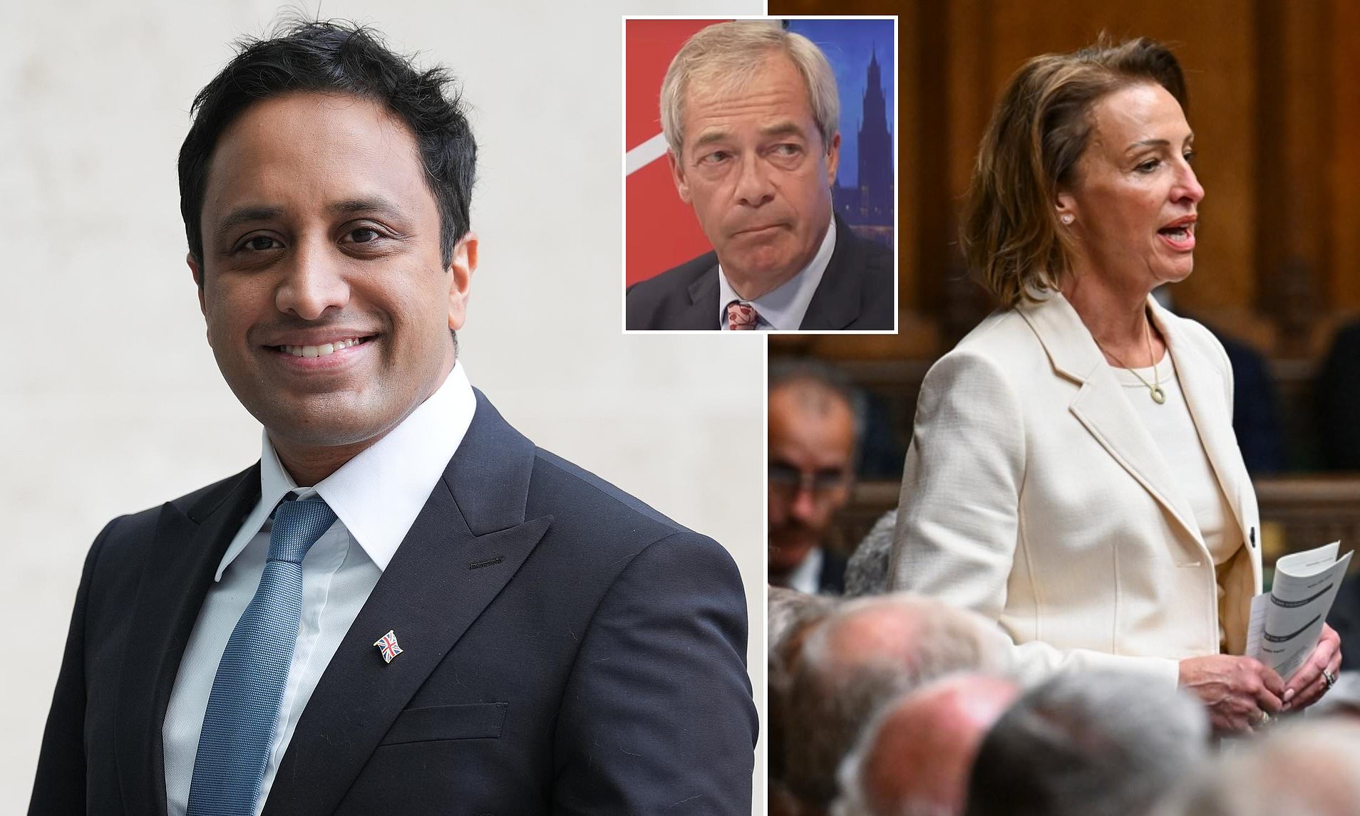 Reform UK chairman hits out at his own MP's 'dumb' question on banning ...