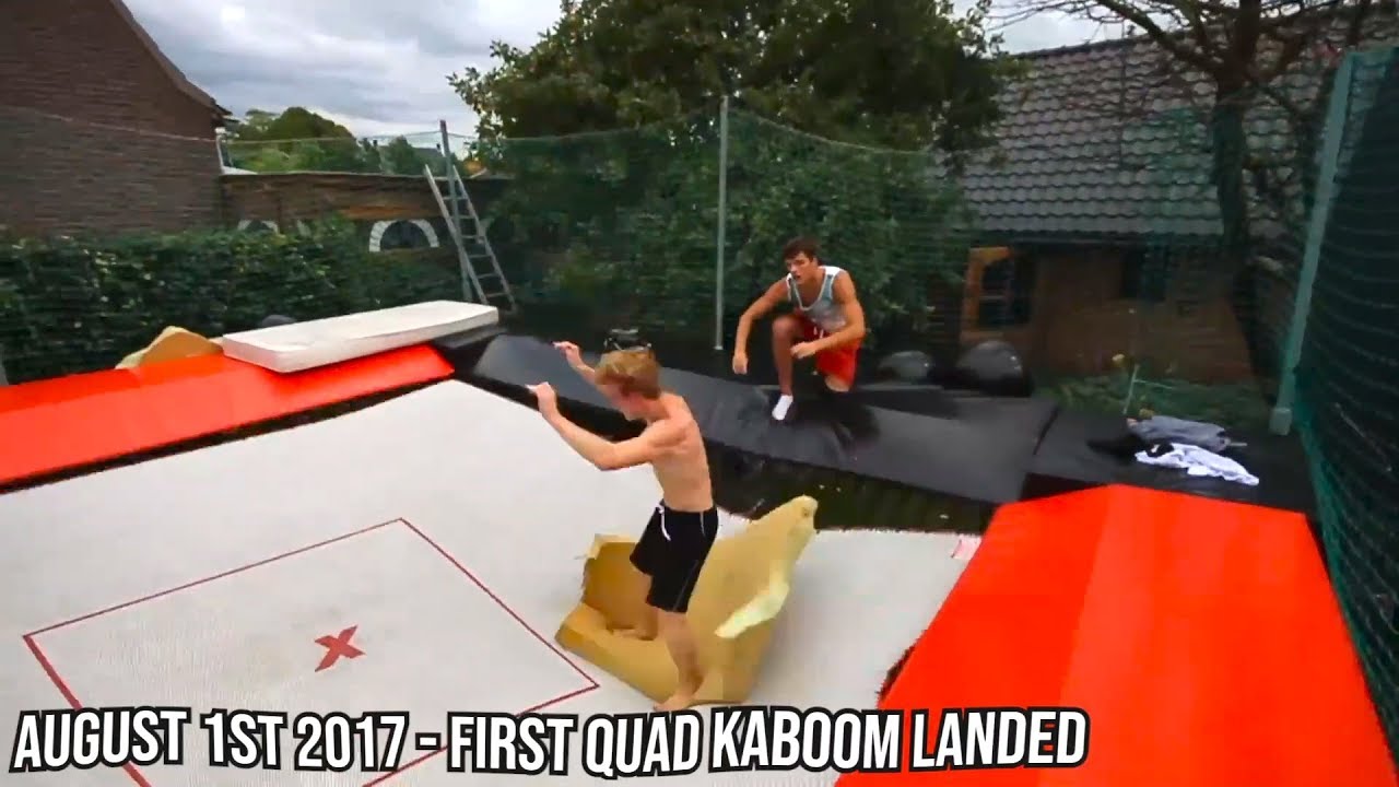 One Year Quad Backflip Progression