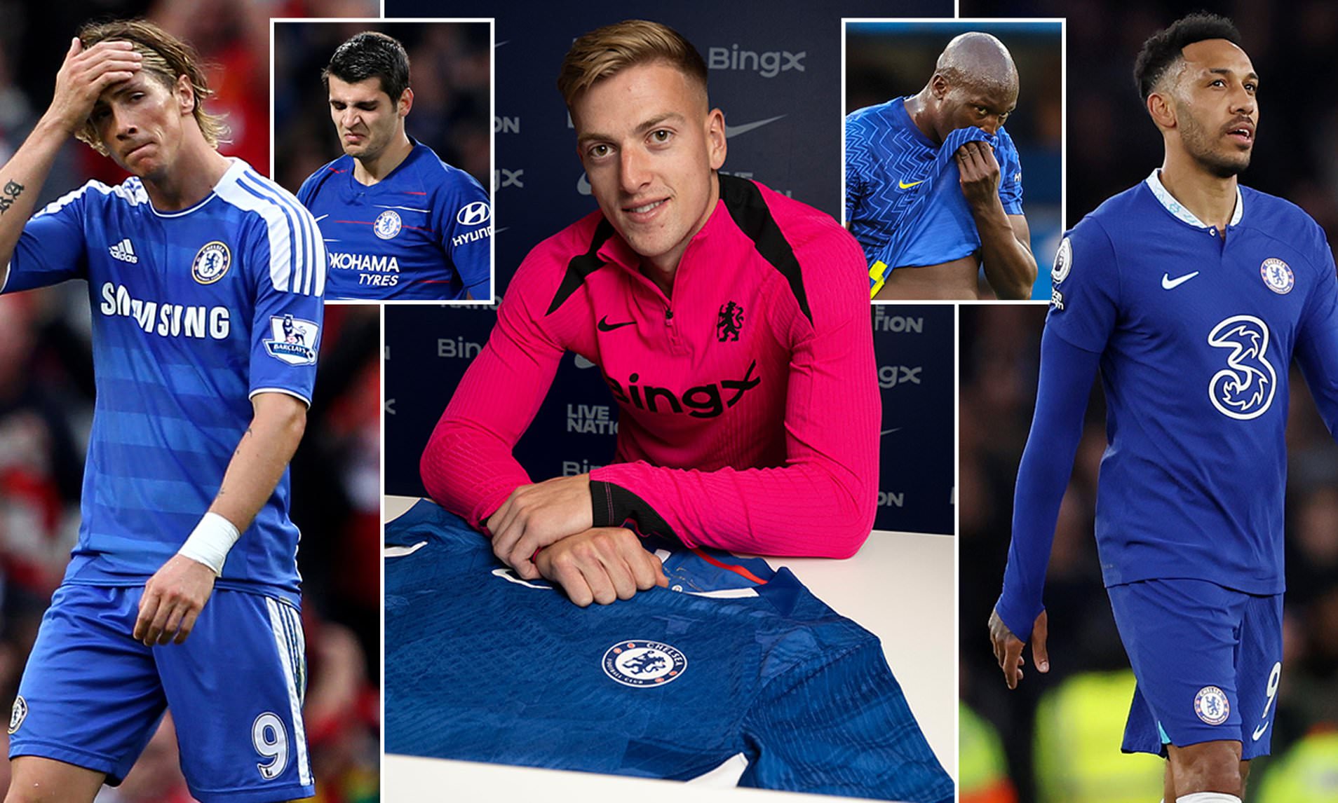 Liam Delap takes on curse of Chelsea's No 9 shirt