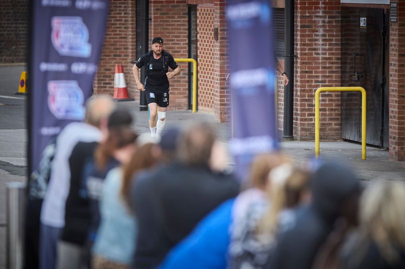 Watch Sam Thompson go through pain barrier to reach Vale Park