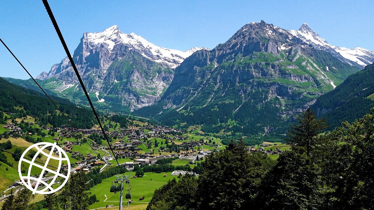 Grindelwald, Suíça [Lugares incríveis 4K]