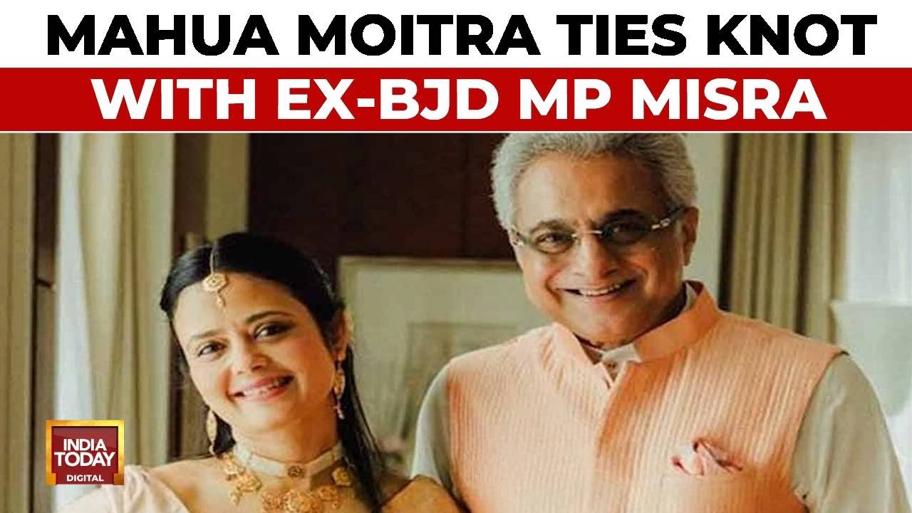 Mahua Moitra ties the knot with former BJD MP Pinaki Misra