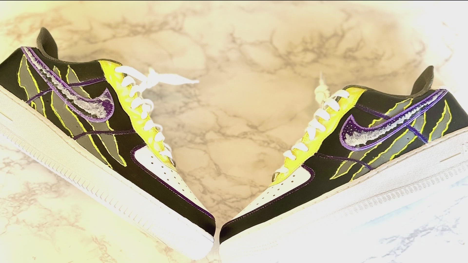 'Giving back with purpose': Custom sneakers honor heart attack, stroke ...