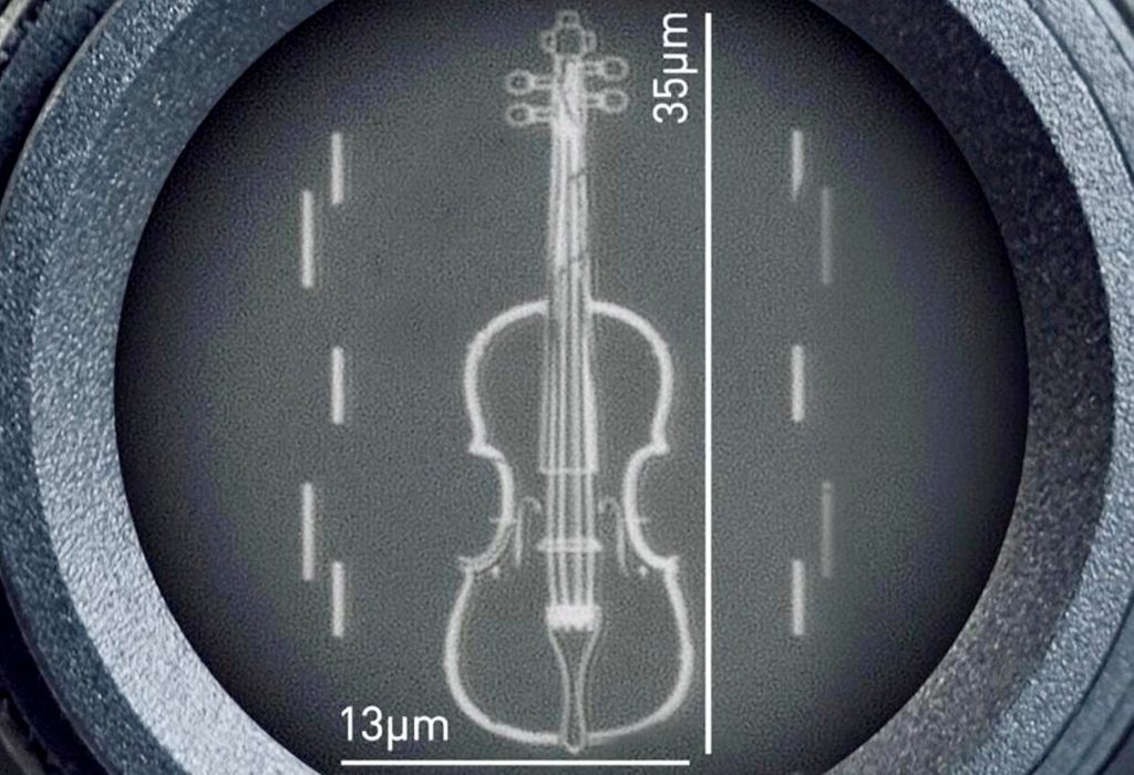 Scientists build world’s ‘smallest violin’ inside a human hair