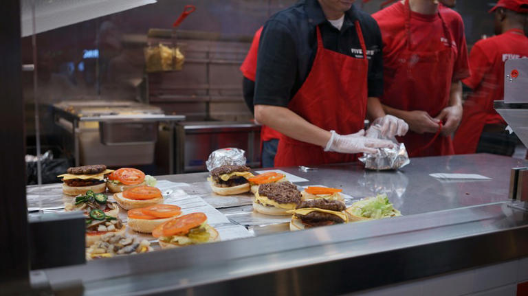 This Is How Five Guys Preps Its Iconic Burger Patties