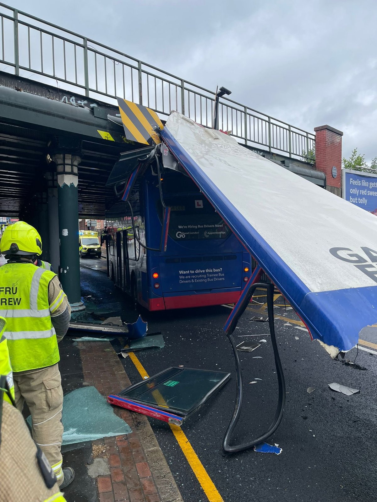 London travel news LIVE: Road and rail chaos as bus hits bridge at ...