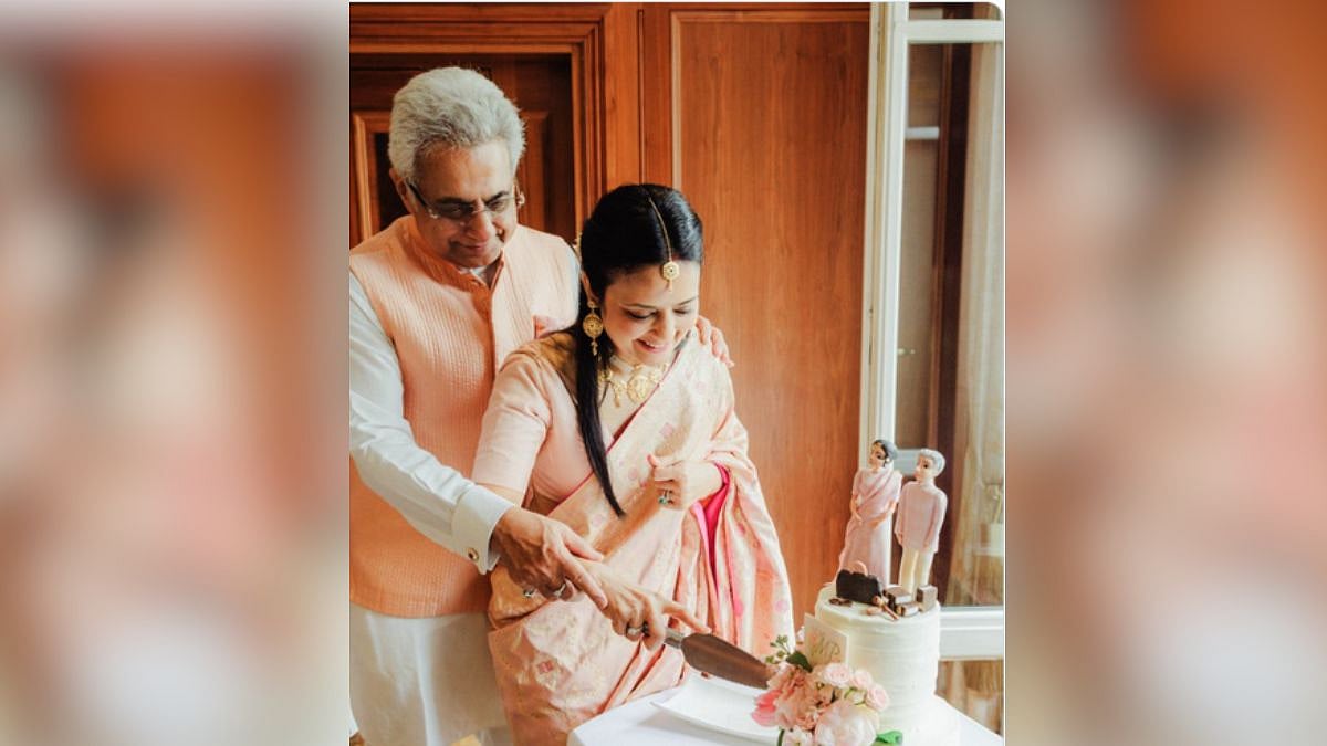'So Grateful': TMC MP Mahua Moitra Shares Wedding Photo With Husband Pinaki Misra