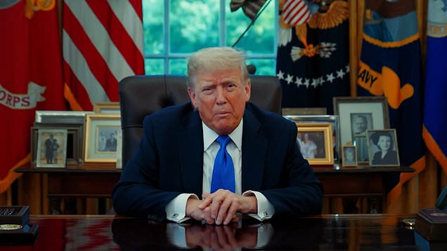 Trump breaks 50 year tradition with controversial new presidential portrait