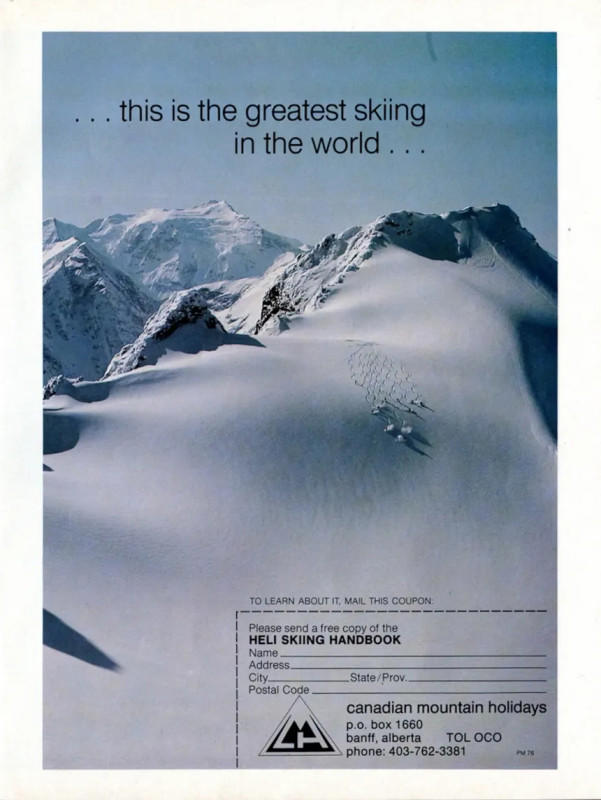 These 10 Retro ’70s Ski Ads From POWDER Are Pure Gold