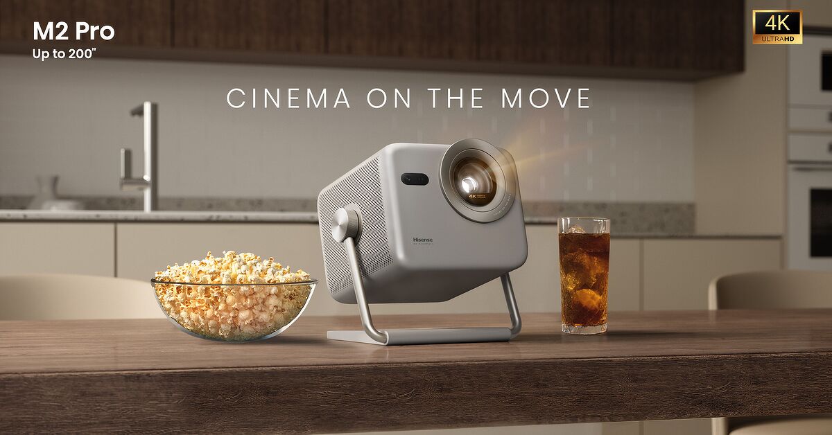 Hisense's Latest Mini Projector Makes 4K More Portable Than Ever