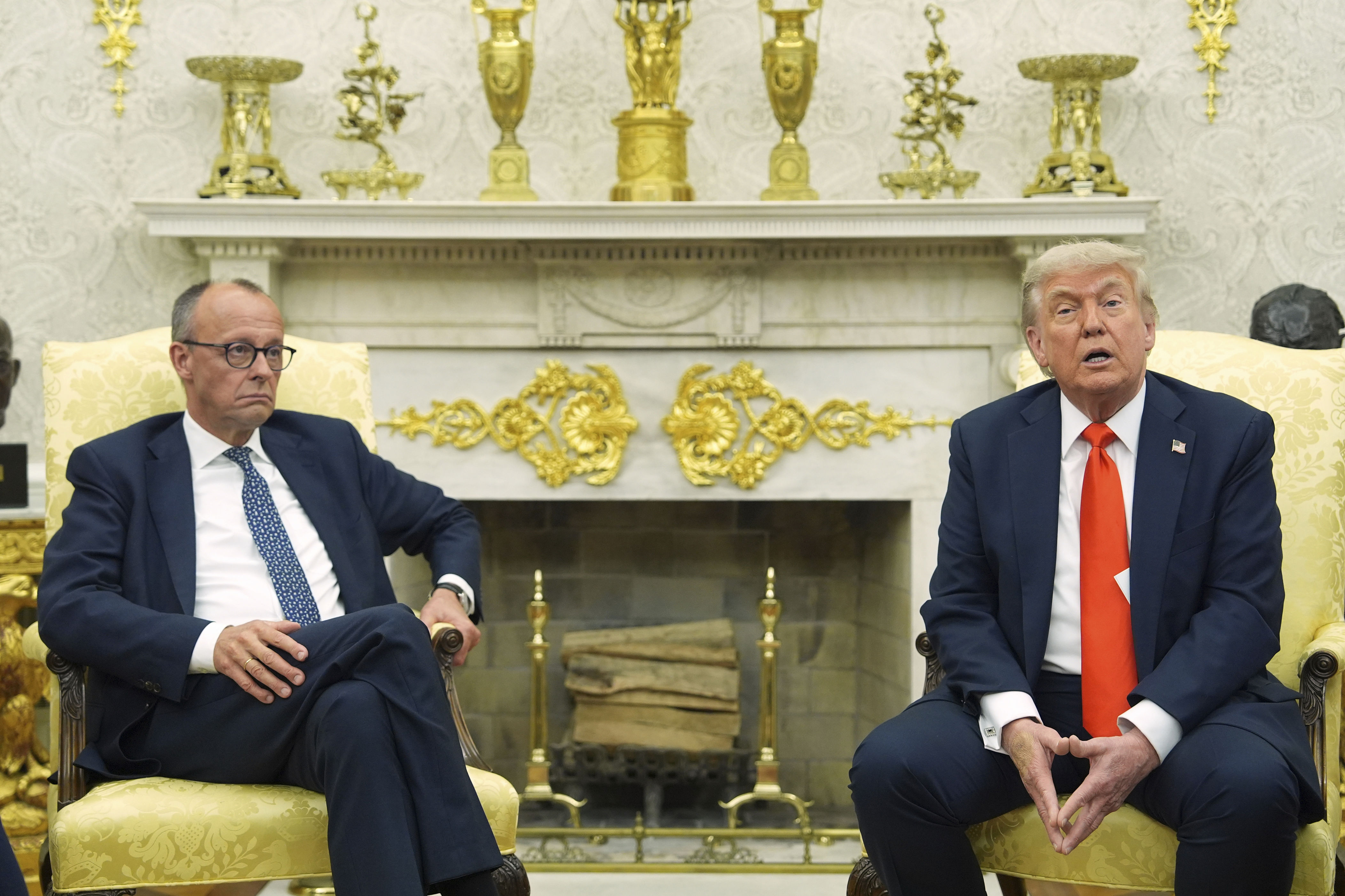Trump, German leader meet amid Ukraine War, NATO pressure and trade ...