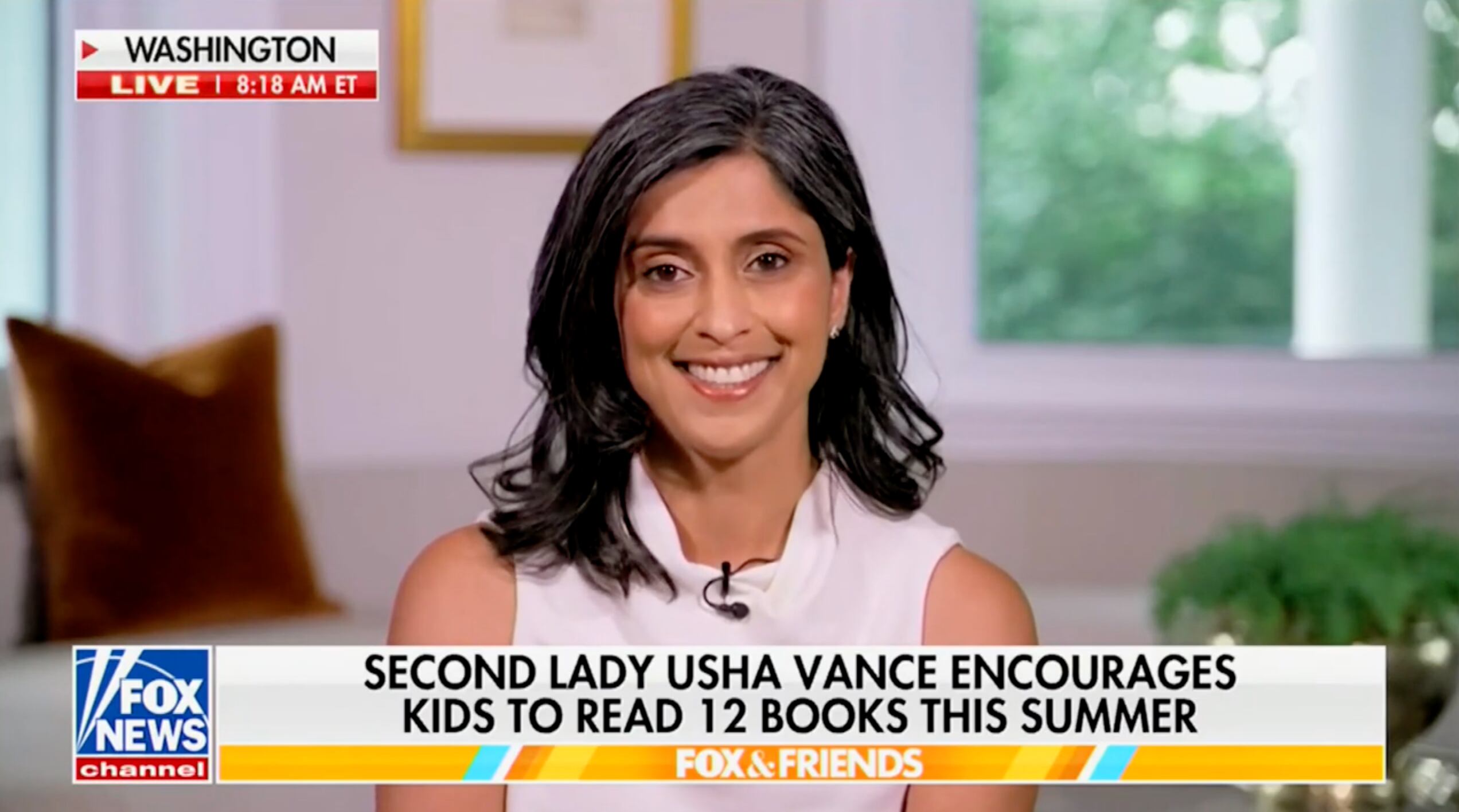 Where’s Melania? Usha Vance Steps in for First Lady to Launch Kids ...