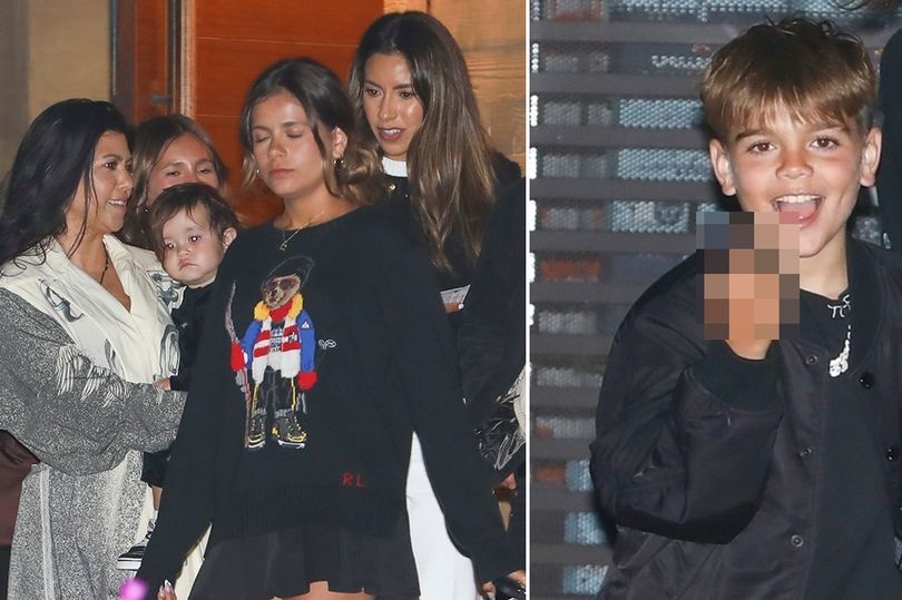 Scott Disick's son Reign, 10, flips off paparazzi during dinner outing ...