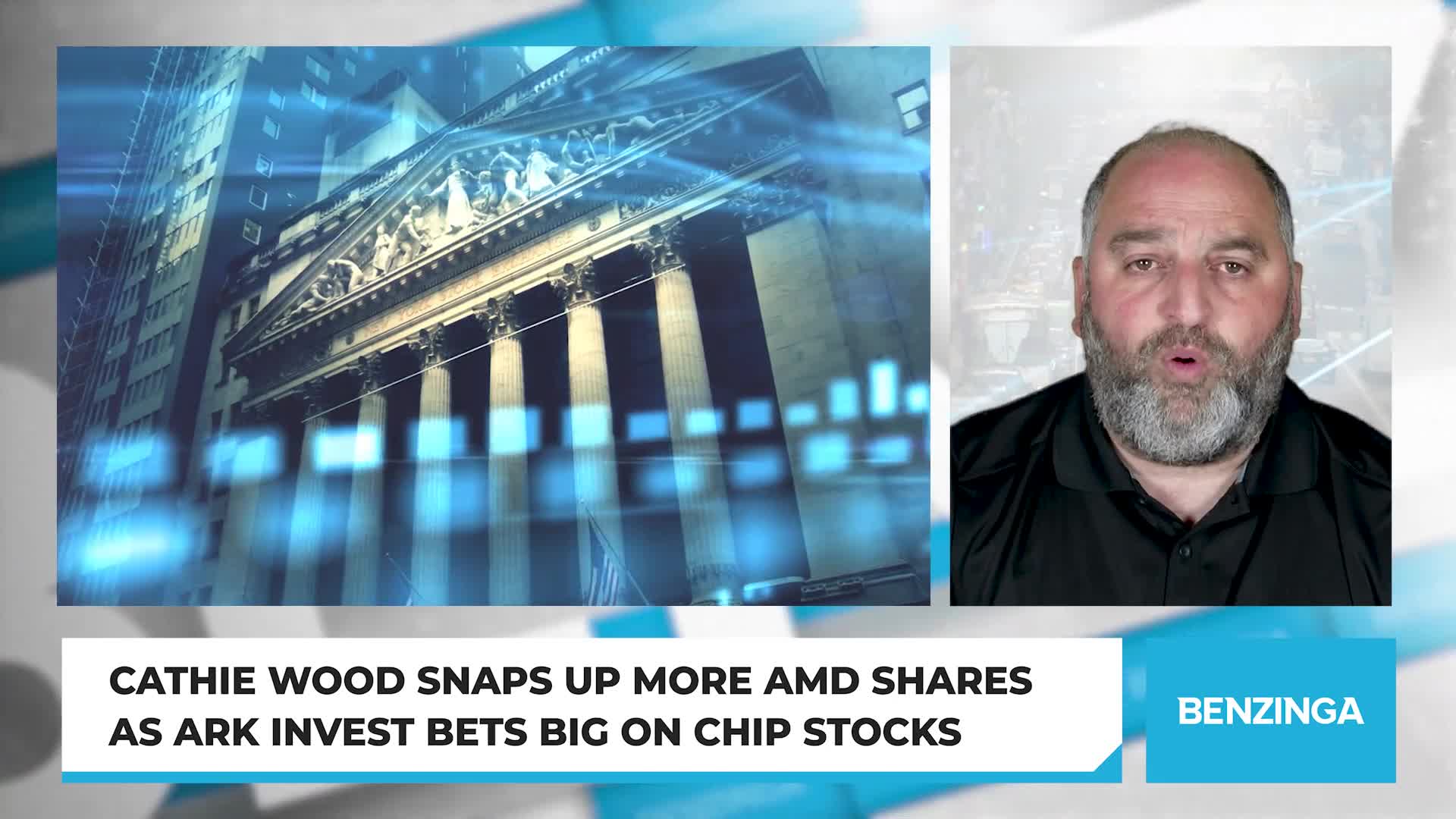 Cathie Wood Snaps Up More AMD Shares As ARK Invest Bets Big On Chip Stocks