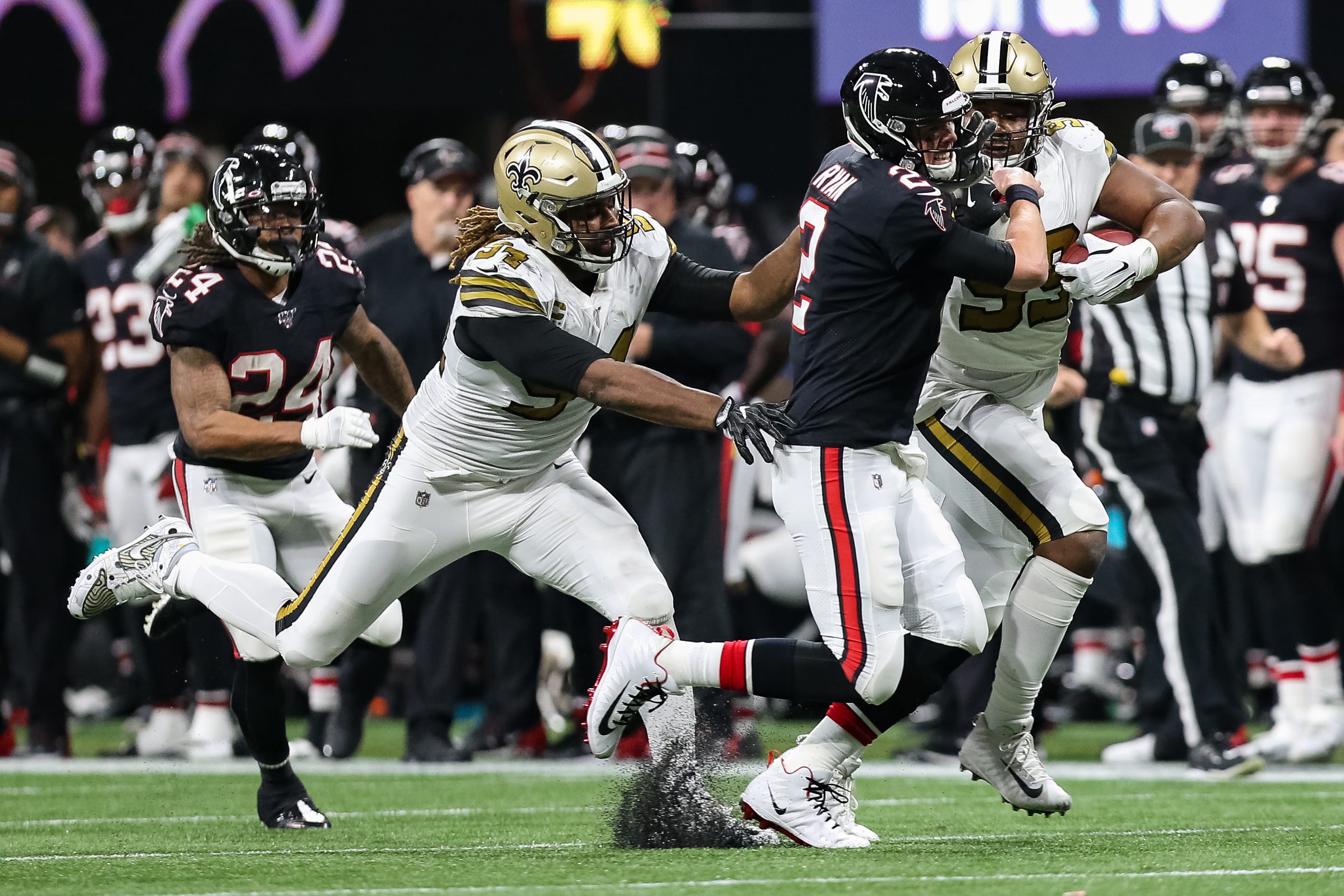 Cameron Jordan's game-winning sack vs. Falcons is the Saints Play of ...