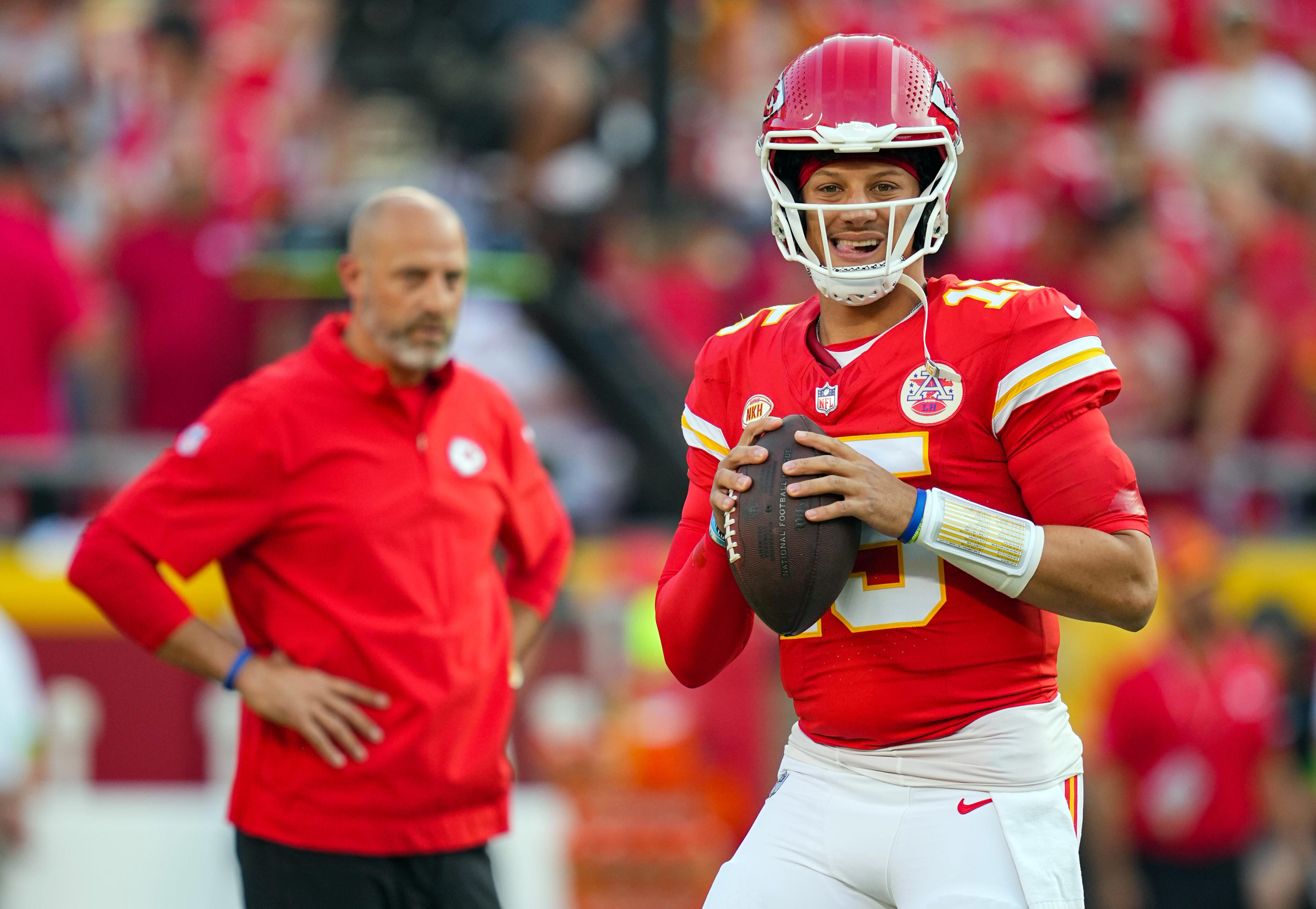 Kansas City Chiefs OC Matt Nagy discusses Patrick Mahomes’ evolution ...
