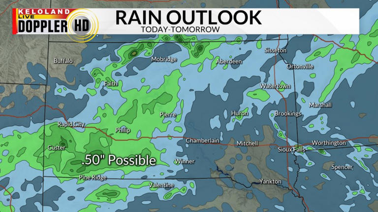 Tracking rain chances today; Warmer weather next week