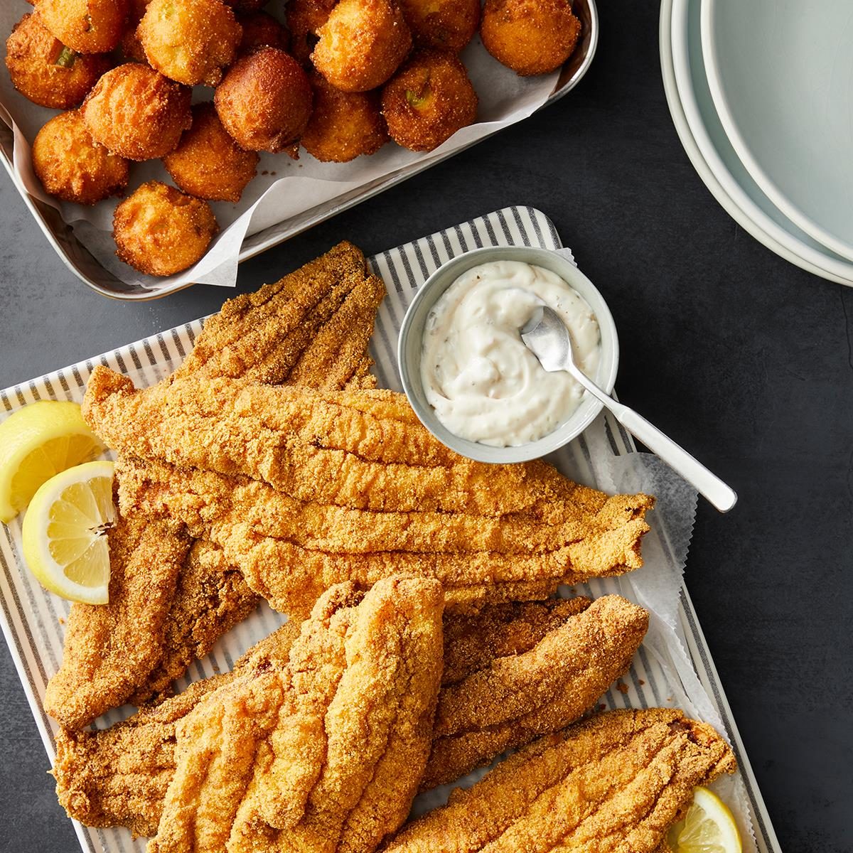 Catfish and Hush Puppies