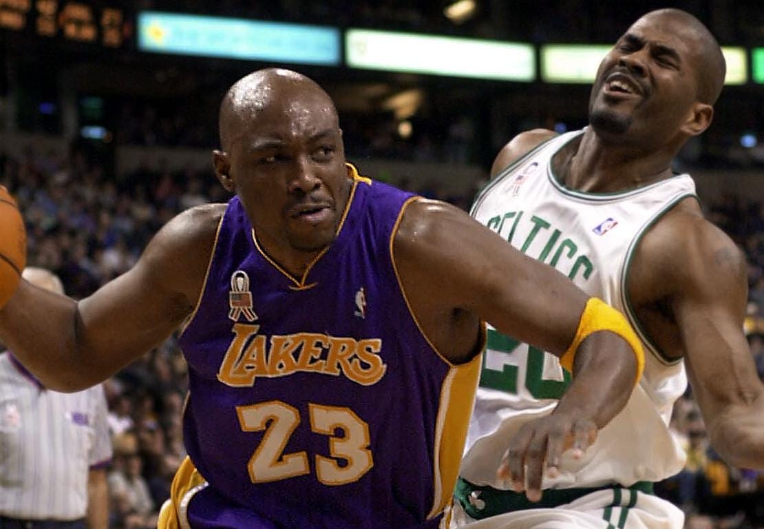 Boston Celtics jersey history No. 20 - Erick Strickland (2001-02)