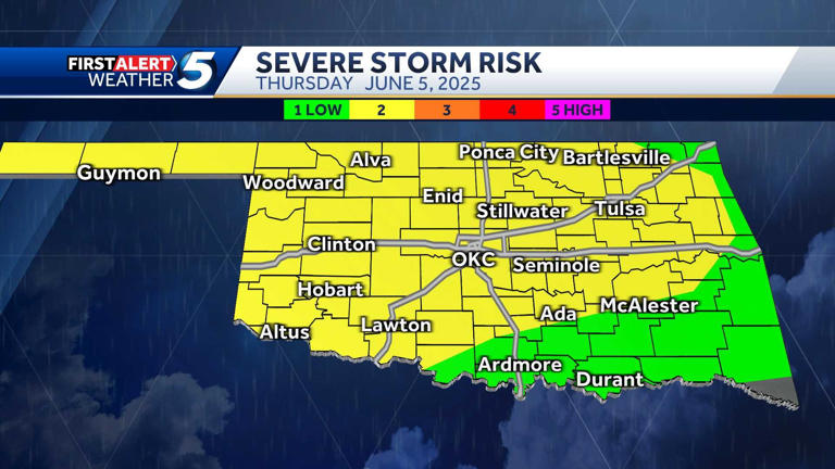 UPDATES: Tracking storms moving across Oklahoma amid NBA Finals in OKC